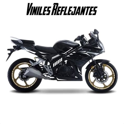 Kit Stickers Reflejantes Completo Para Italika Rt Rines S Meses