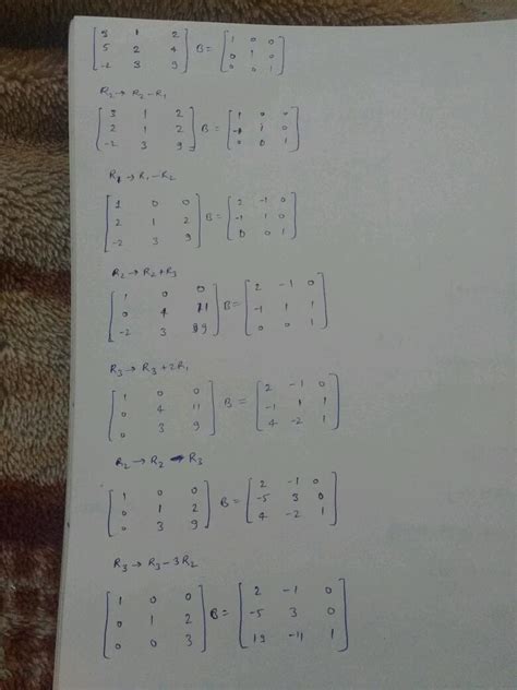 by using the elementary transformation find the inverse of the matrix a [ 1 2 2 1 ]