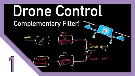 drone control and the complementary filter youtube