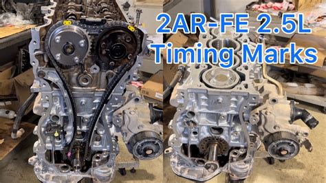 2 5L 2AR Engine Timing Marks Of Toyota Camry YouTube