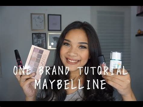 MAYBELLINE One Brand Makeup Tutorial AnsiAprillia YouTube