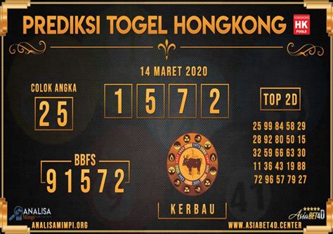 20 Angka Main Hk 2020 Lengkap Hari Ini Top Syd