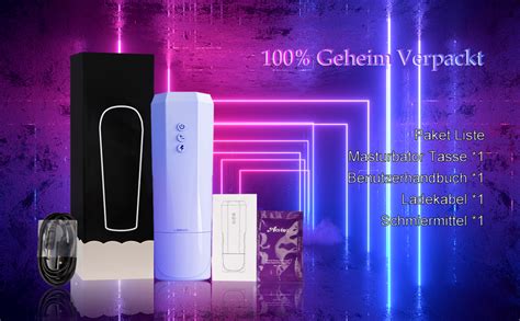 Elektrischer Masturbator Mann Masturbieren Handfrei Cup Mit 7