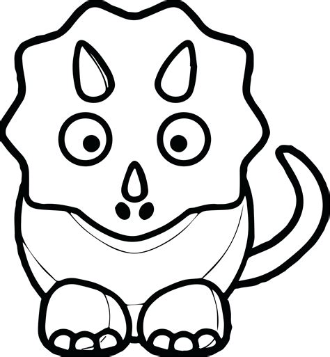 Baby Dinosaur Coloring Sheet At Tanromanblog Blog