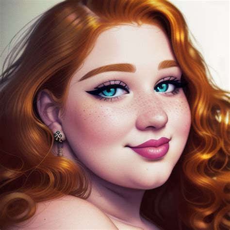 Redhead Bbw Portrait 5 By Ssbbw Admirer On Deviantart