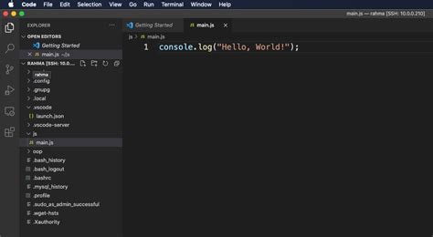 menjalankan program pertama javascript hello world tkjpedia