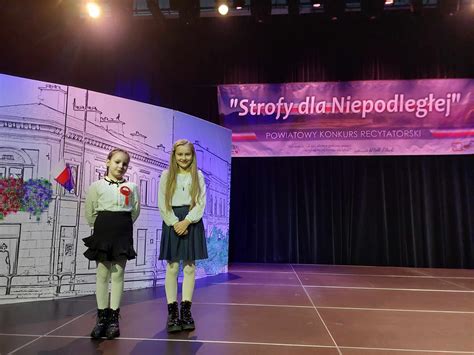 III Powiatowy Konkurs Recytatorski STROFY DLA NIEPODLEGŁEJ Szkoła
