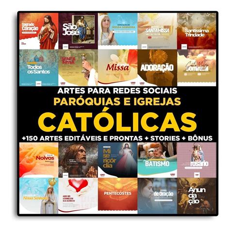 Artes Editáveis Para Redes Sociais Paróquias E Igrejas