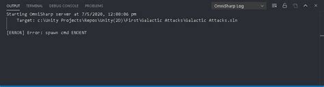 Error Spawn Cmd ENOENT In Omnisharp While Opening A C Code Of A