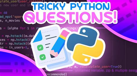 can you answer these tricky python questions