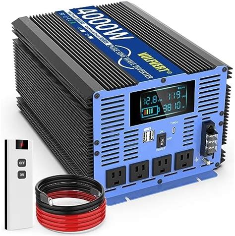 Giandel W Heavy Duty Pure Sine Wave Power Inverter Dc V To Ac V