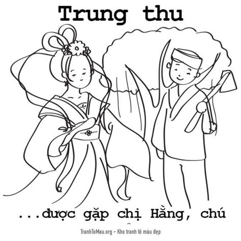 Tổng hợp 89 về tranh tô màu chị hằng nga coedo vn