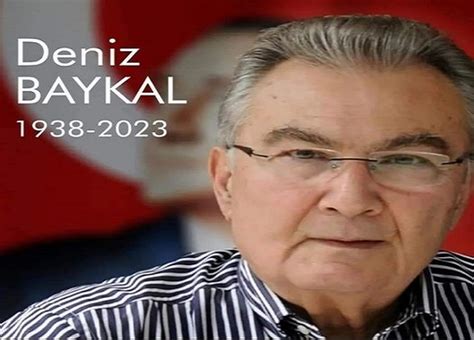 Chp Eski Genel Ba Kan Deniz Baykal Vefat Etti Antalya Kad N