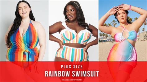 Fabulous Plus Size Rainbow Swimsuit Options You Ll Love In