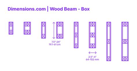 Wood Beam Glue Laminated Glulam Dimensions Drawings Dimensions