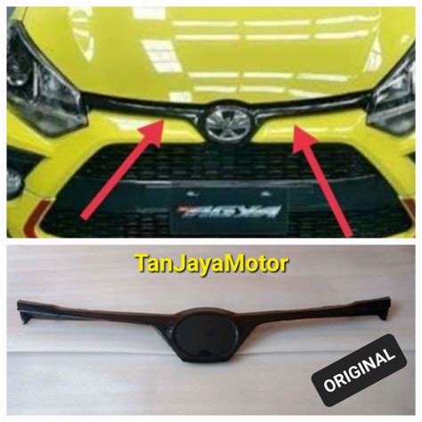 Jual List Grill Ornamen Hoodmolding Bumper Kap Mesin AGYA TRD 2018