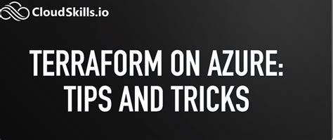 getting started with terraform on azure modules dev community