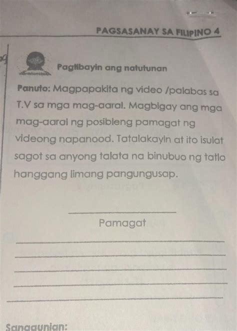 Pasagot Po Pls Kailangan Na Kailangan Ko Na Po Talaga Parang Awa Niyo