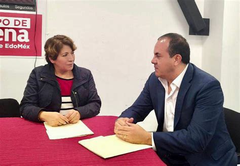 Delfina Gómez se reúne con Cuauhtémoc Blanco La Jornada Estado de México