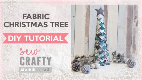 Fabric Christmas Tree Tutorial Fun No Sew Project YouTube