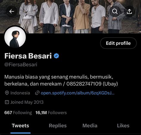Fiersa Besari On Twitter Update Semua Centang Biru Tidak Berbayar