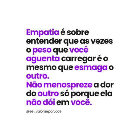 EMPATIA Em 2020 Frases Sobre Empatia Empatia Frases