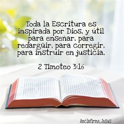 Timoteo Toda La Escritura Es Inspirada