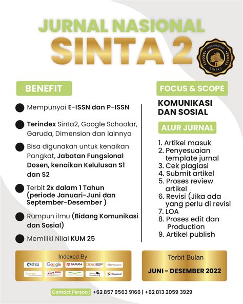 Daftar Jurnal Sinta Terbaru Update Publikasi Indonesia