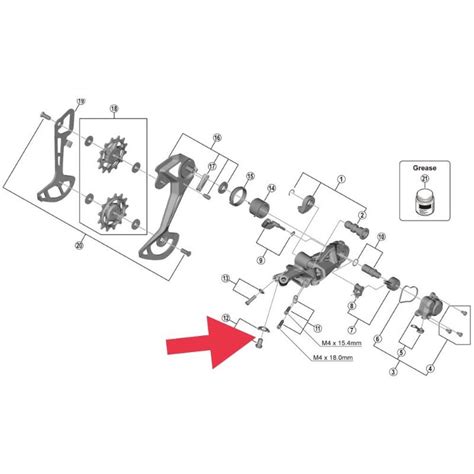Sram Rear Derailleur Gx Eagle B Bolt And Limit Screw Kit