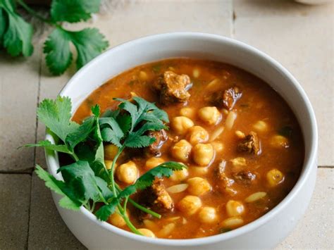 Recettes De Soupe Marocaine Et Pois Chiche
