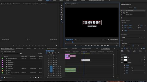 Adobe Premiere CC 2017 Tutorial How To Edit Text Within The New