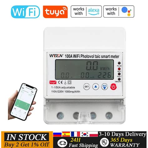 Tuya Compteur Photovolta Que Intelligent Wifi Minuterie Solaire