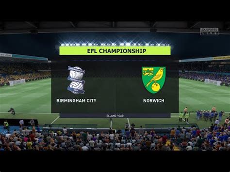 Birmingham City Vs Norwich City Efl Championship Fifa