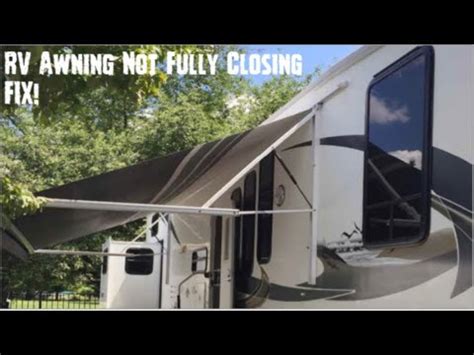 RV Awning Not Closing Fix YouTube