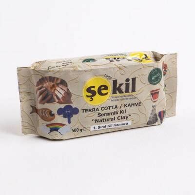 Şekil Doğal Seramik Kil 500 gr Terracotta Seramik ve Model Hamurları Şekil