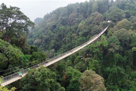 Jembatan Gantung Situ Gunung Terpanjang Se Asia Tenggara