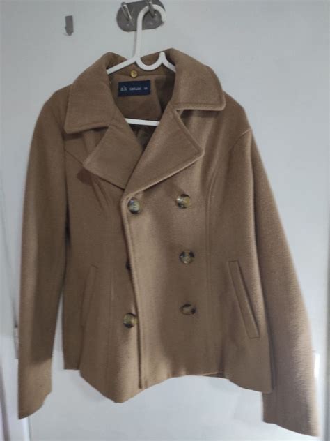 Casaco Lã Batida Bege Casaco Feminino Riachuelo Usado 74086410 enjoei