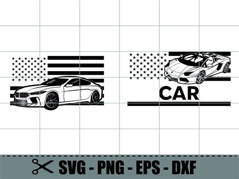 Sports Car Svg Super Car Svg Racing Car Svg Silhouette Eps Dxf