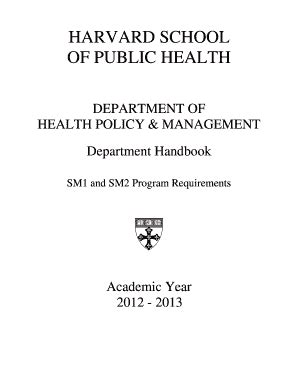 Fillable Online Hsph Harvard Harvard School Of Public Health Hsph