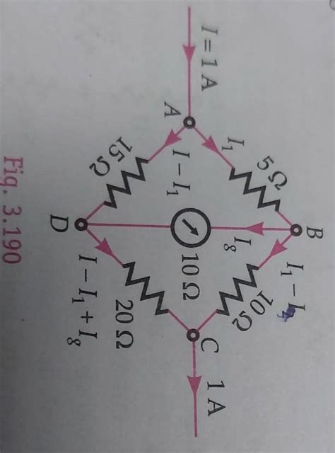 Fig 3 109 20 Determine The Current Flowing Through The Galvanometer G