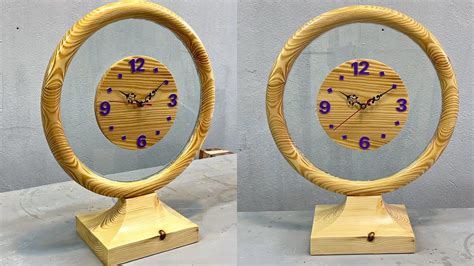 The Most Beautiful Wooden Clock Ideas Make A Unique Desk Clock