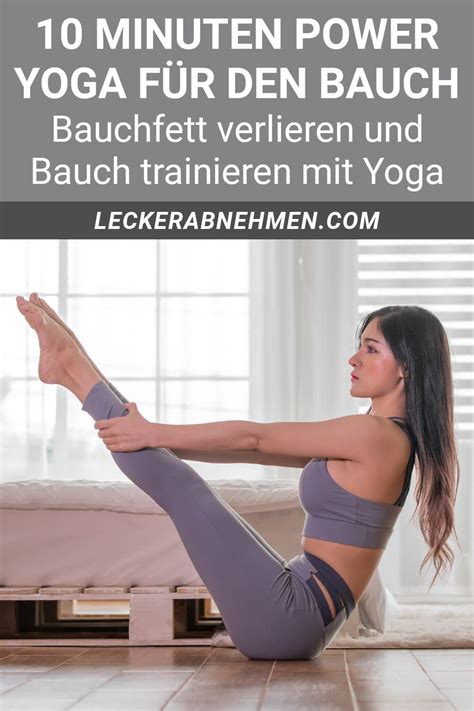 10 Minuten Power Yoga für den Bauch Bauchmuskeln trainieren mit Yoga