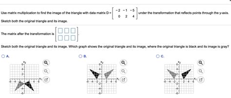 solved 2 1 5 use matrix multiplication to find the image