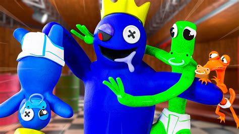 Baby Blue Vs Blue Exe Rainbow Friends Animation Youtube