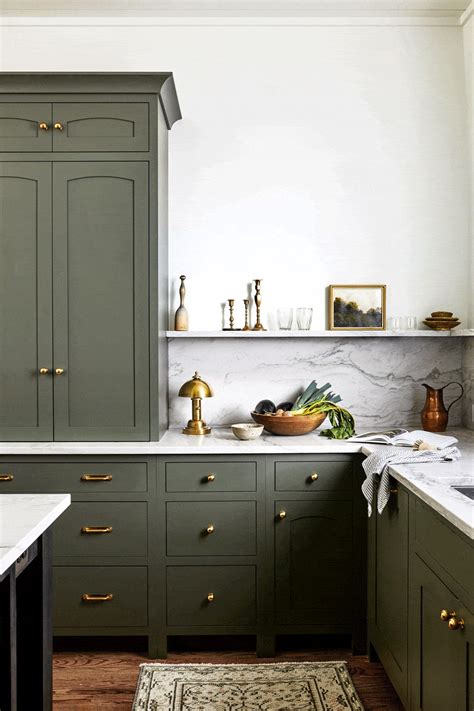 Olive Green Kitchen Cabinet Doors Cabinets Matttroy