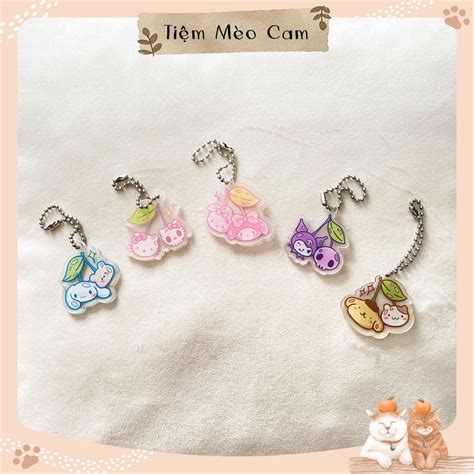 Móc khoá nhân vật hoạt hình Sanrio dễ thương Cinnamoroll Kuromi My