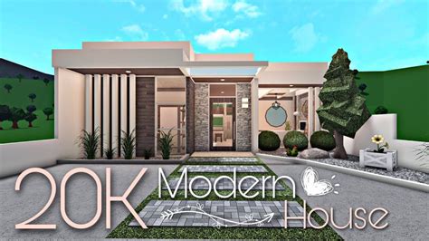 BLOXBURG 20K MODERN HOUSE NO GAMEPASS YouTube House Layouts