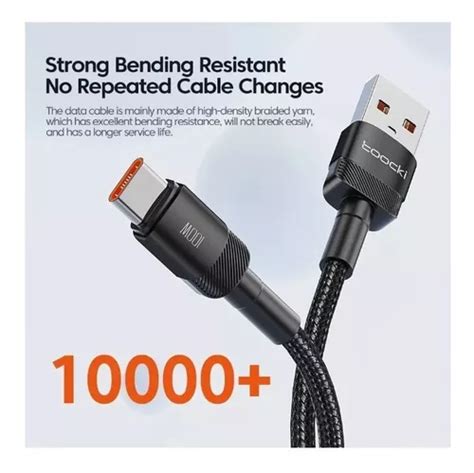 Toocki 6a Usb Type C Cable For Huawei Honor 100w 66w MercadoLivre