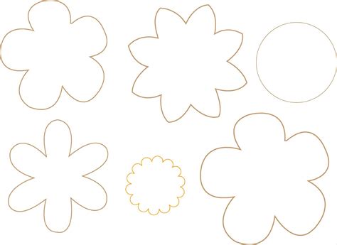MOLDE DE FLOR De Papel De EVA Para Imprimir Fotos E Moldes