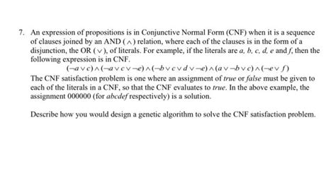 7 an expression of propositions is in conjunctive